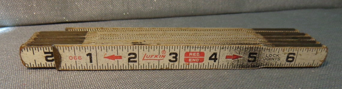 Vintage Lufkin O66 Extension Folding Ruler Vintage Lufkin | Etsy
