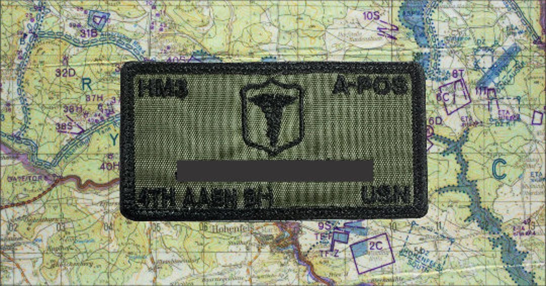 USN Corpsman Name Plate Carrier Patch - Etsy