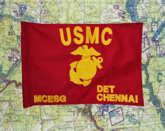 USMC GUIDON Full Size Double Side MCO Specs (20"x28") Ready to Deploy ...
