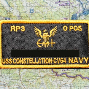 US Navy Name Patch - Etsy