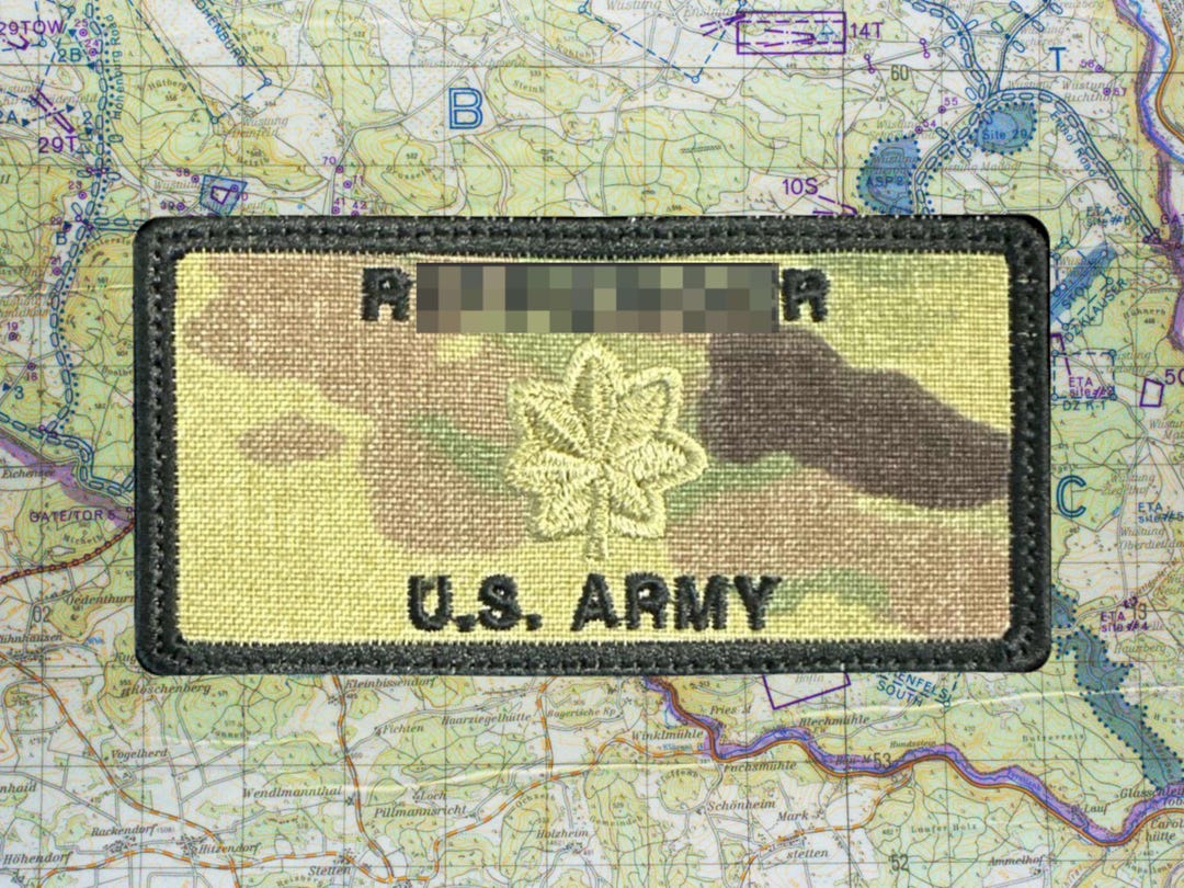U.S. Army Major Rank Patch in Several Fabric Options - Etsy