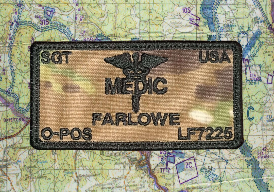 Army Medic Name Patch - Etsy