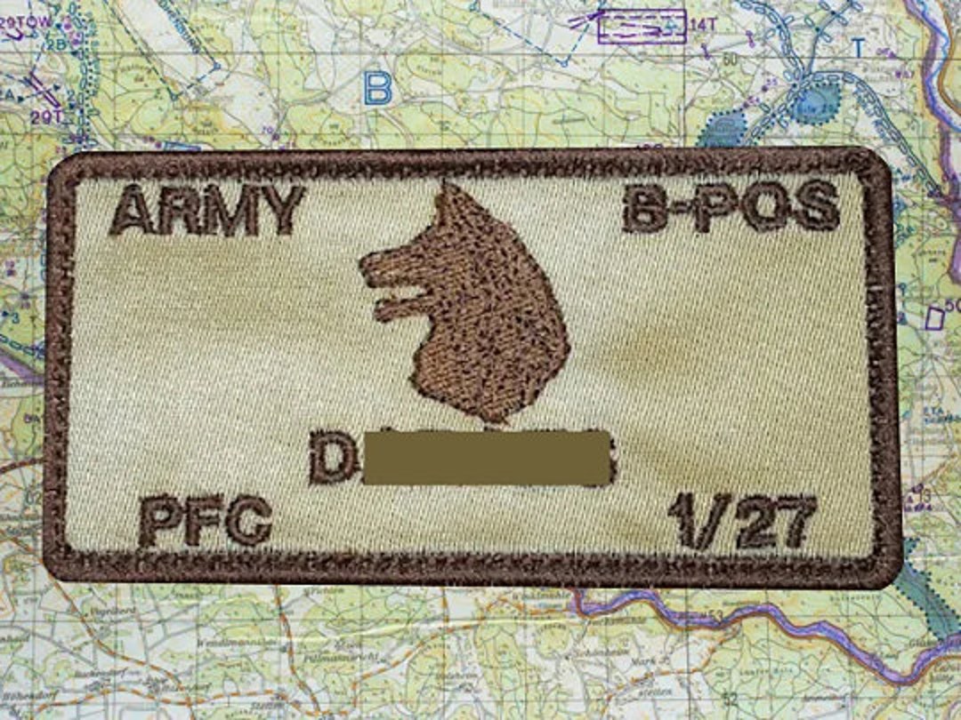 27th Infantry Wolfhounds Name Plate Carrier Patch - Etsy