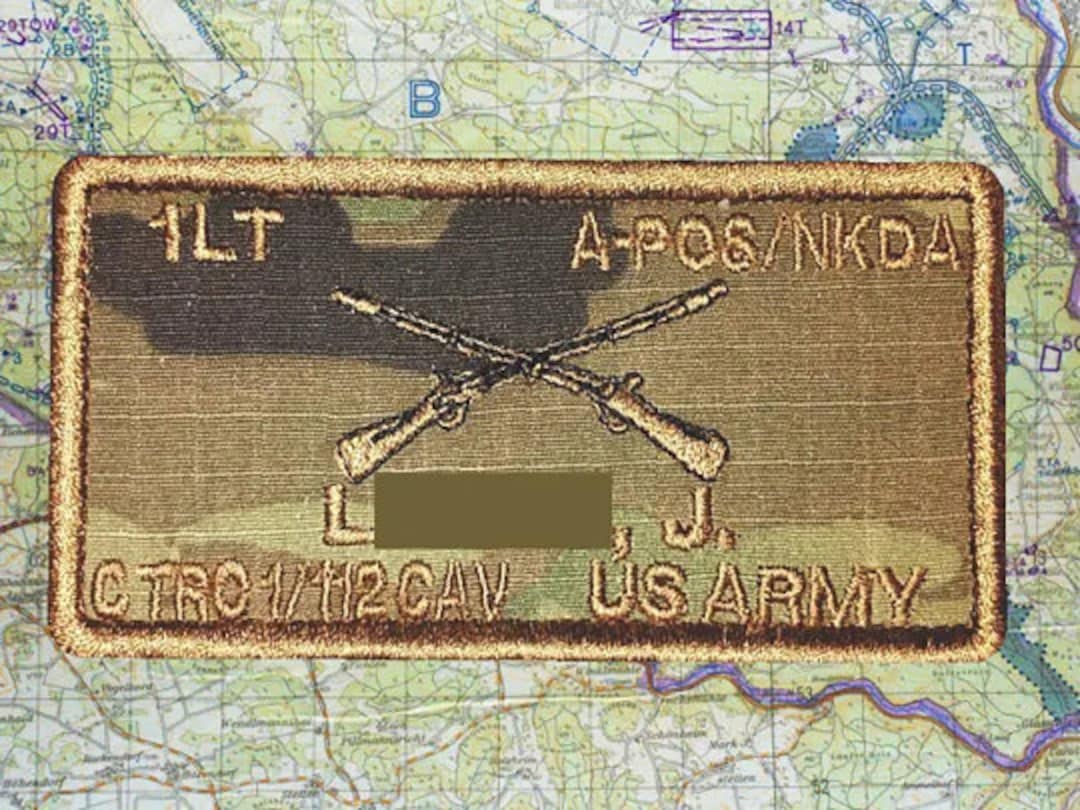 Infantry Name Patch - Etsy