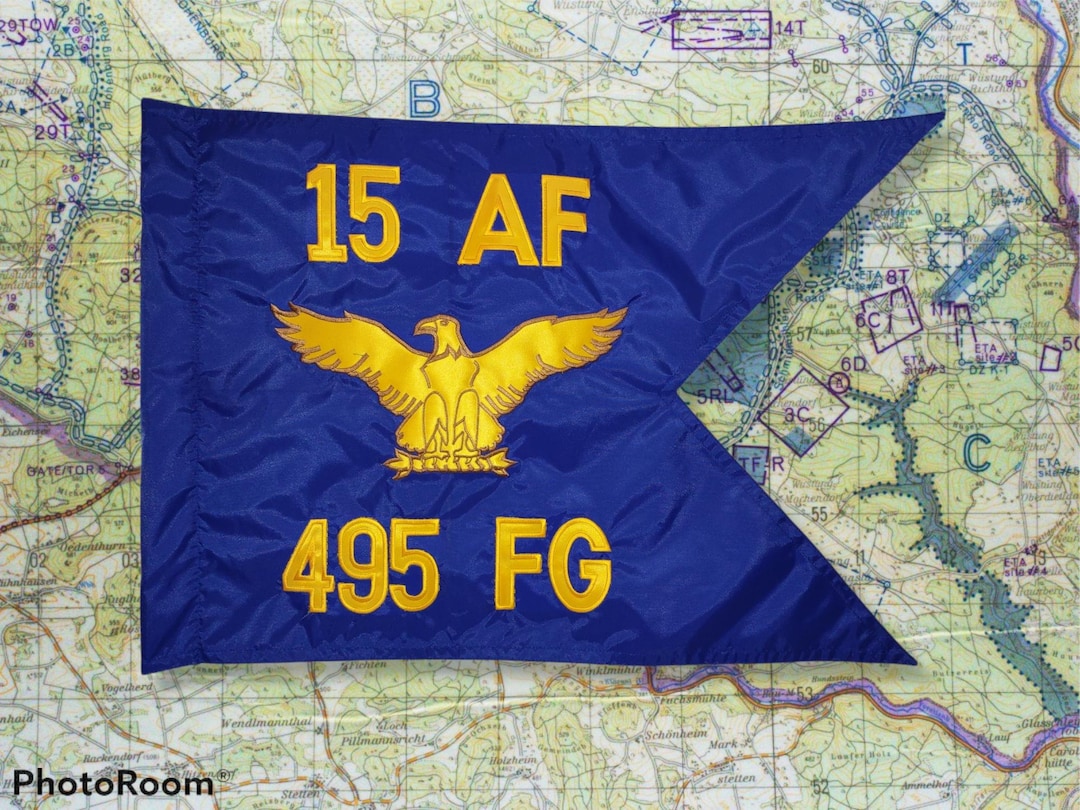 Single Side Air Force Guidon (regulation Specs) for Frame or Gift in ...