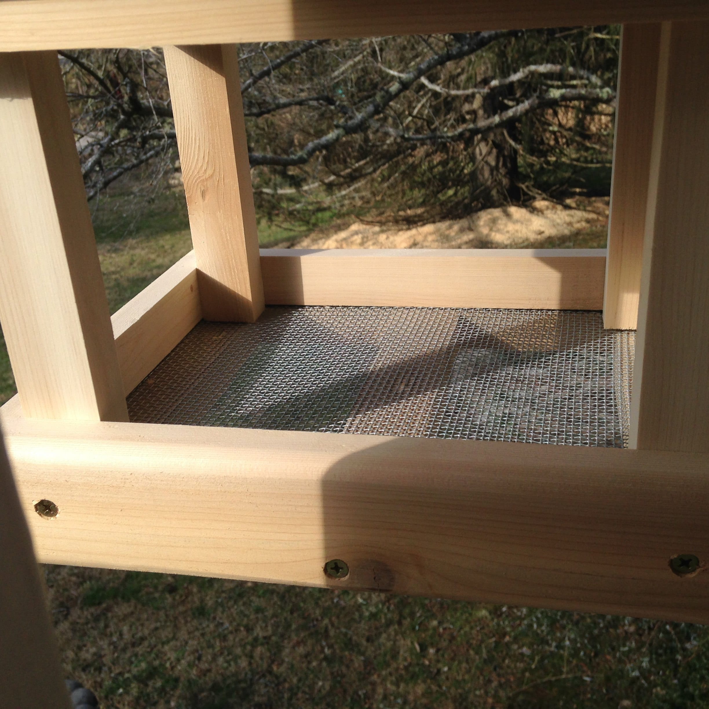 Small Cedar Fly Through Bird Feeder hanging Bird Feedersmall - Etsy