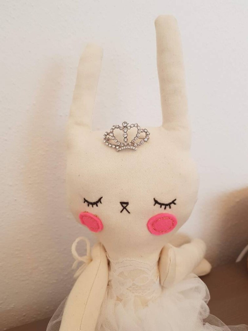 Bunny Ballerina Doll, Bunny Princess Rabbit Doll, Baby Shower Birthday ...