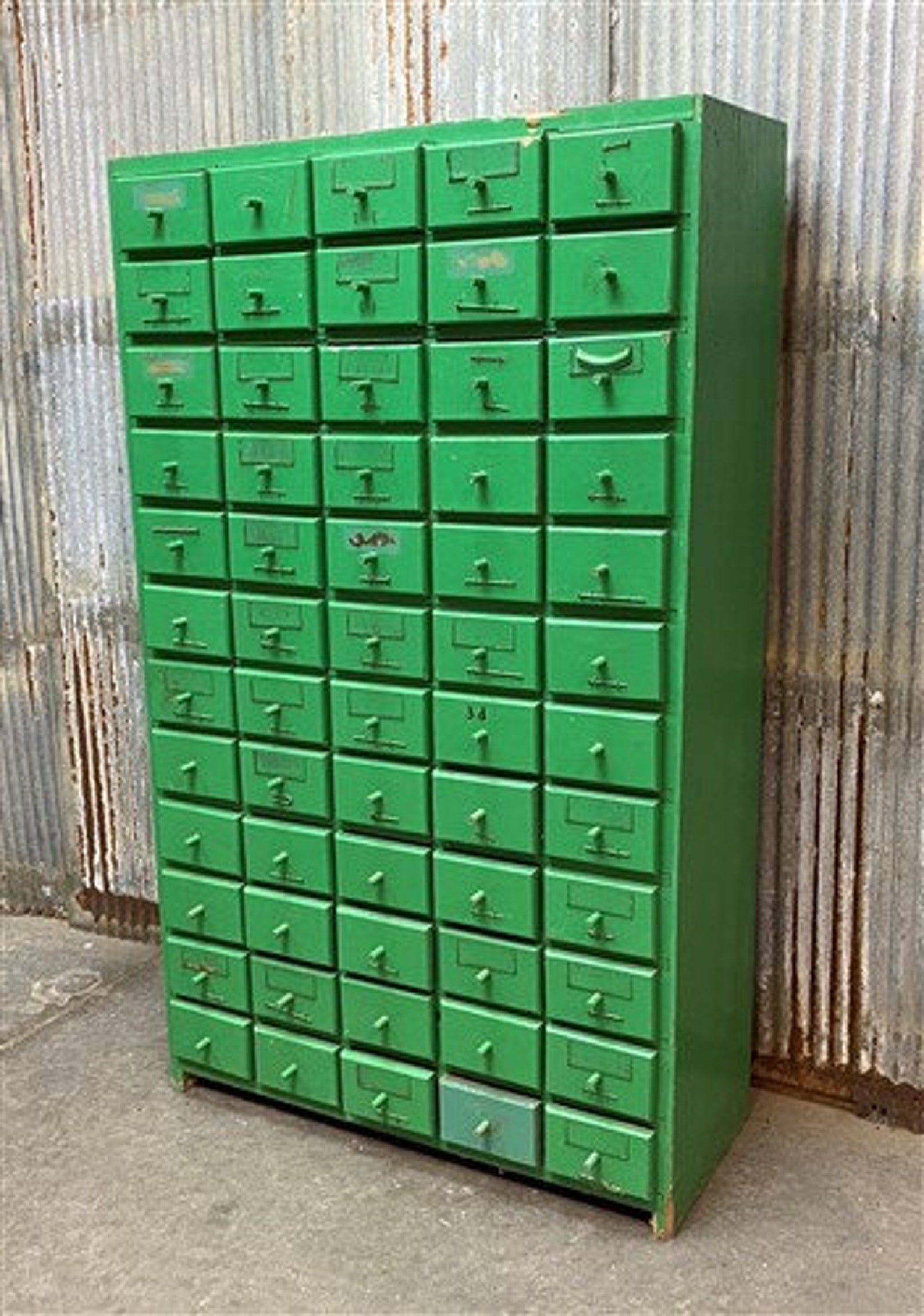 Vintage Multi-drawer Cabinet Country Store Hardware Storage - Etsy