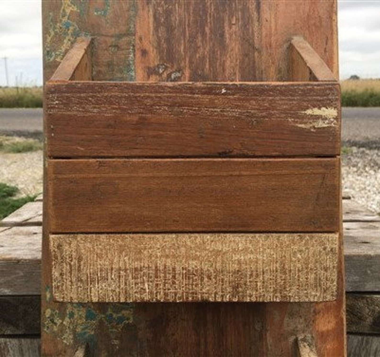 Wood Mail Letter Holder Rustic Mail Sorter Organizer - Etsy