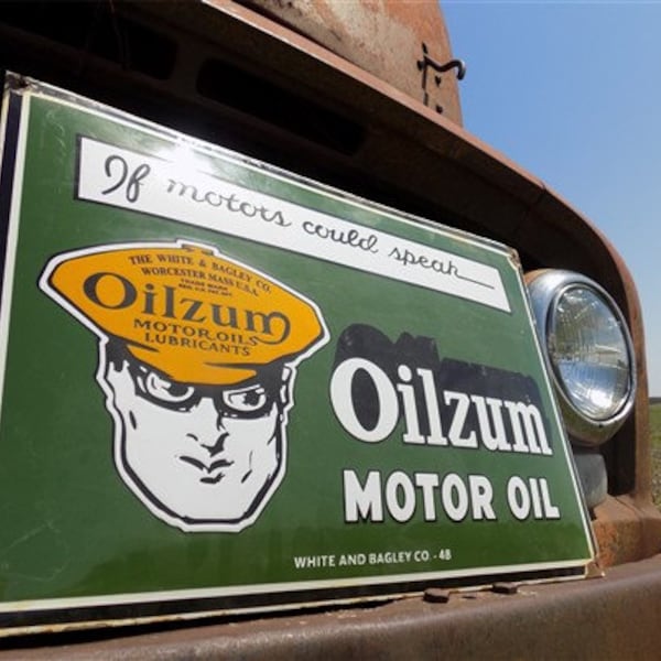 Advertising Oil Sign - Etsy