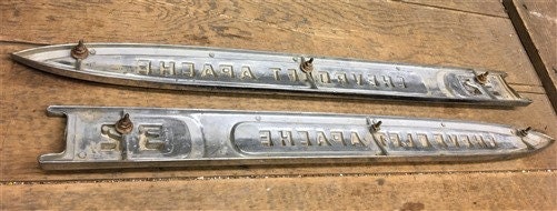 1959 Chevrolet Apache 32 Emblems Vintage Aluminum Advertising | Etsy