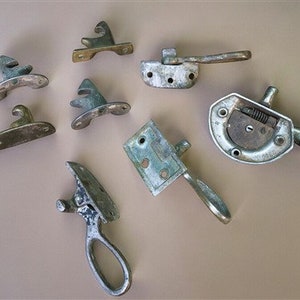 Ice Box Hardware, Vintage Latch Door Hinge, Salvage Cooler Chest Handle ...
