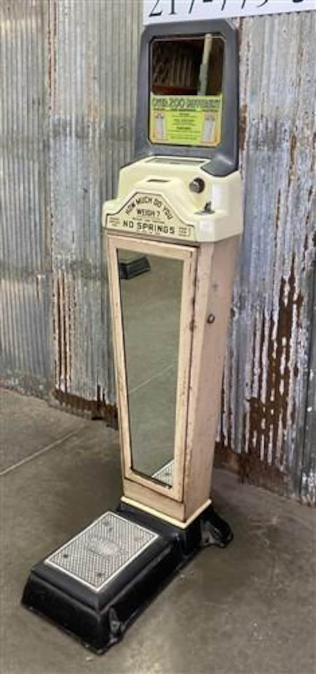 Watling Scale, Coin Scale Chicago, IL, Porcelain Vintage Arcade Penny ...