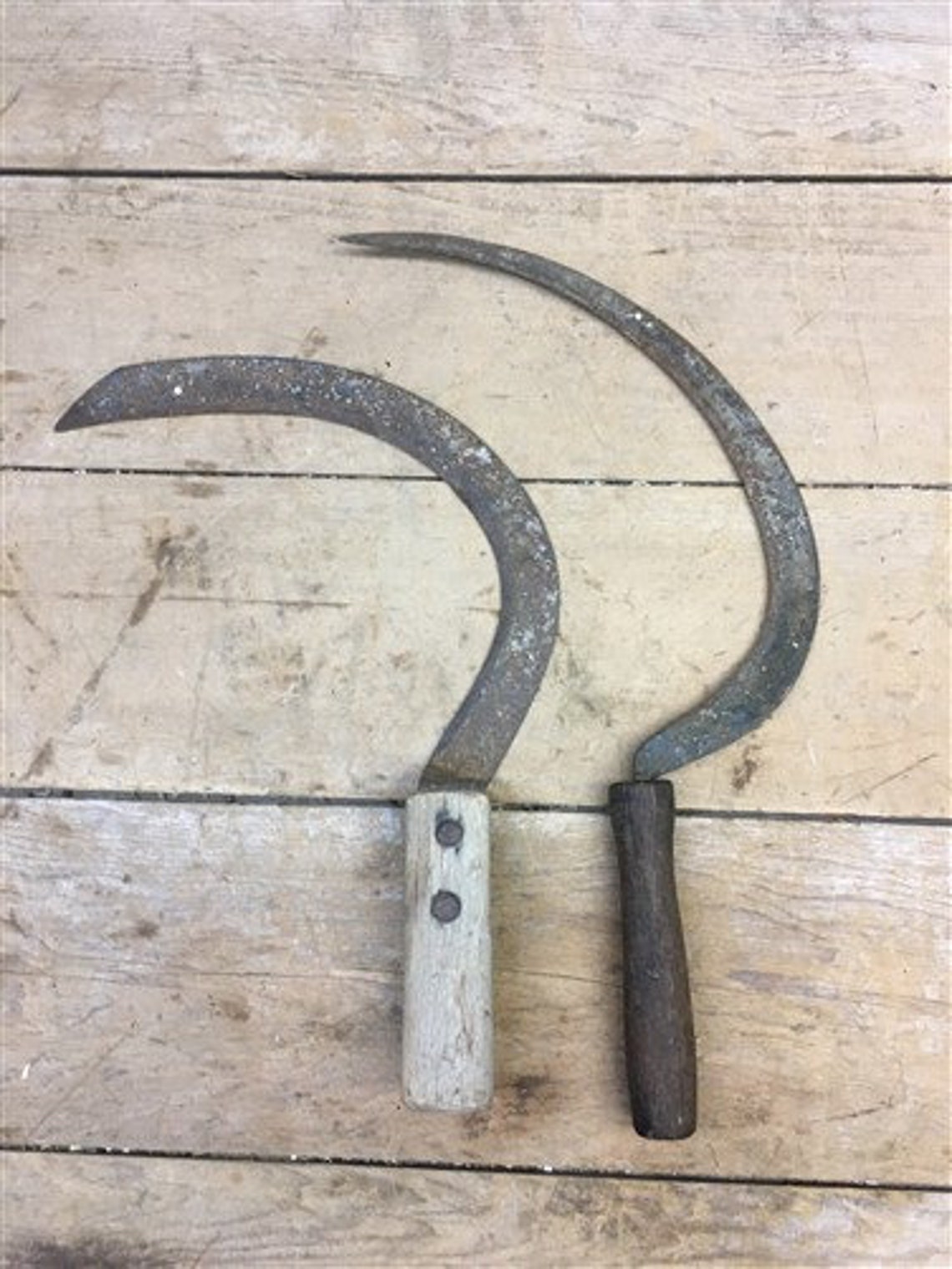 4 Weed Hook Sickles Small Amish Scythe Grass Hook Blade - Etsy