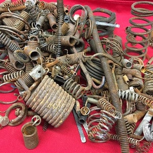 Lot Compression Tension Springs, Spiral Coil Steampunk, Art Craft ...