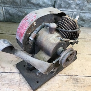 1928 Iron Horse Washing Machine Motor, Vintage Hit and Miss Gas Engine ...