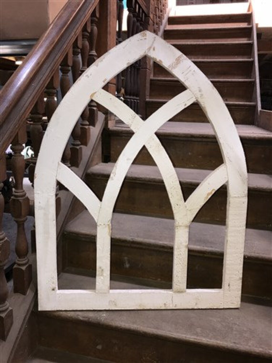 Wooden Church Cathedral Window Frame Gothic Arched Faux Frame - Etsy