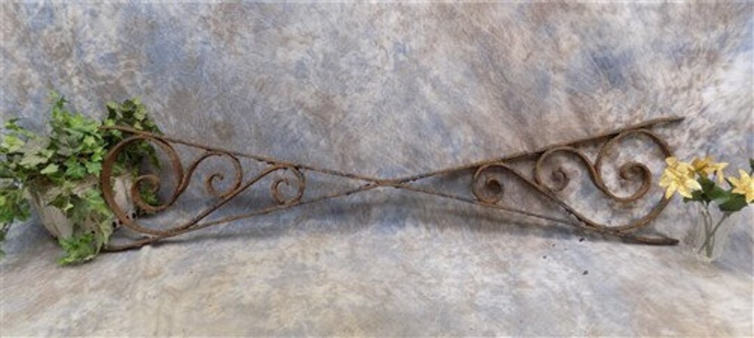 Cast Iron Bracket Sign Holder Hanger Architectural Salvage Gas - Etsy