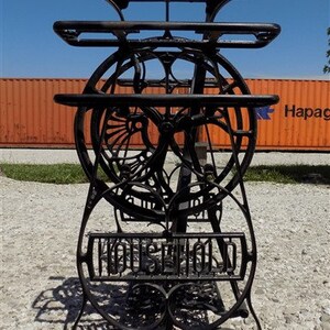 Treadle Sewing Machine, Cast Iron Base, Industrial Age Household ...