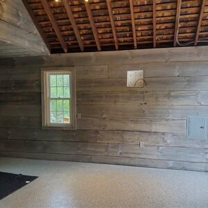 New Rustic Gray Barn Siding, Weather Lumber Wood Plank, Barn-style ...