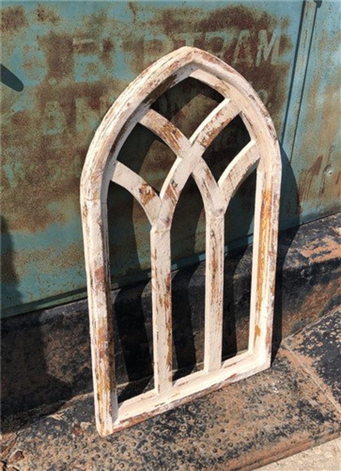 Arched Church Window Wood Cathedral Frame Faux Window - Etsy