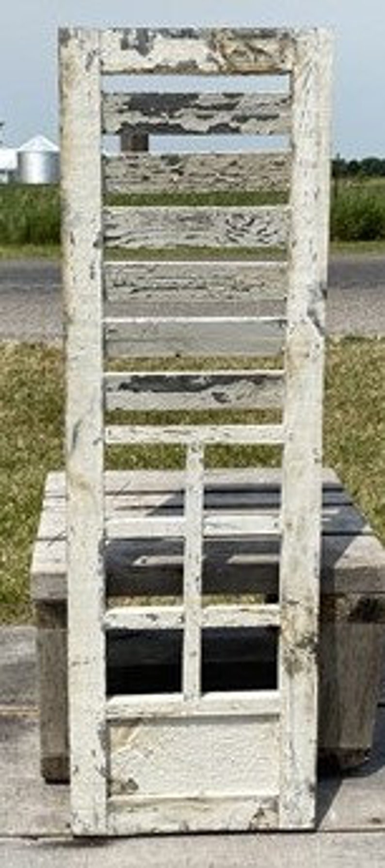 White Half Moon Shutter Wood Window Frame Architectural - Etsy