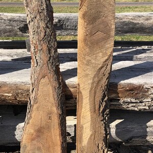 4 Live Edge Raw Boards, Natural Unfinished Wood Lumber, Rustic Hardwood ...