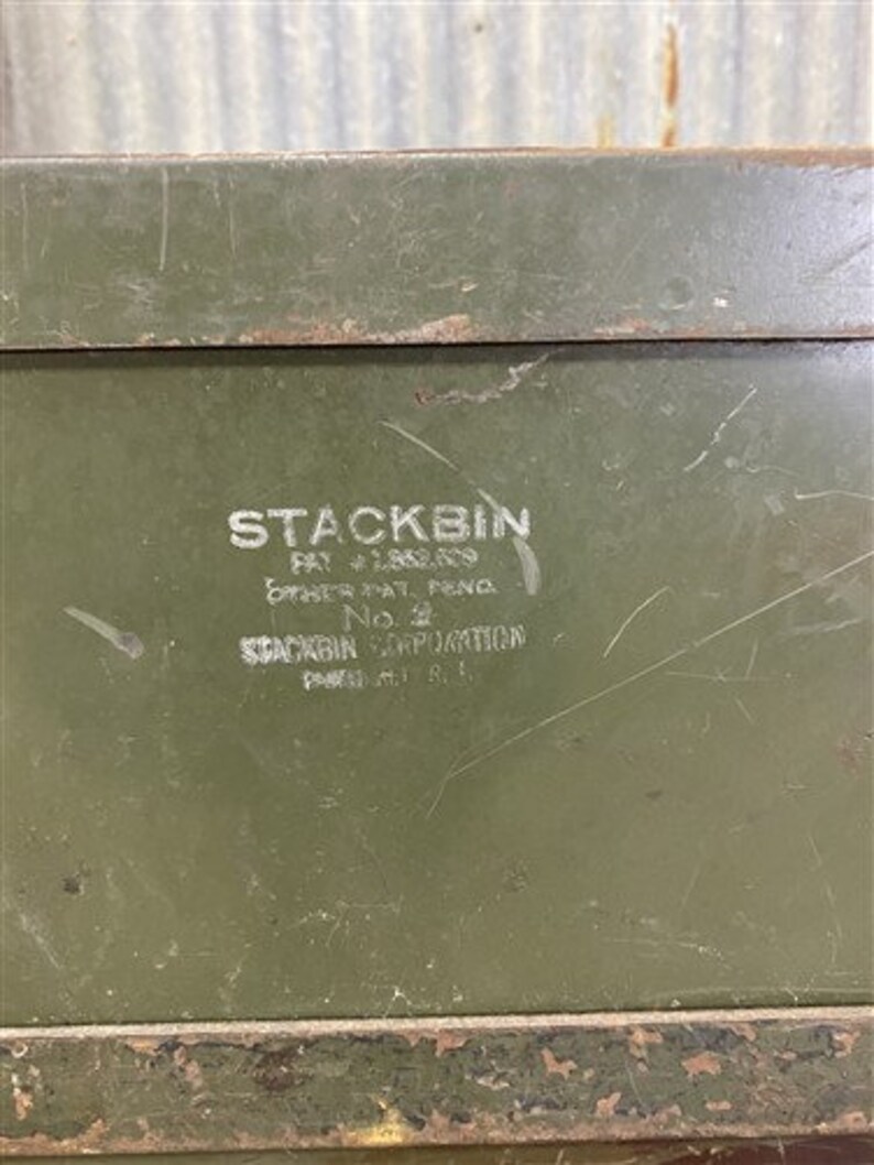 6 Stacking Bins Country Hardware Store Bolt Organizer Gym - Etsy