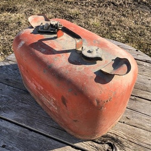 6 Gallon OMC Gasoline Gas Fuel Tank, Vintage Outboard Boat Motor Gas ...