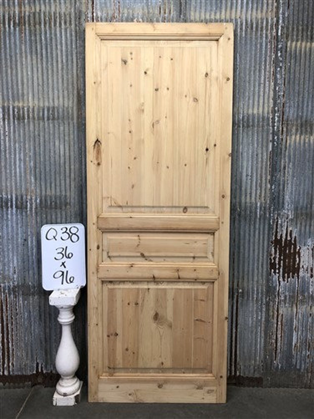 French Single Door (36x96) Raised Panel Door, European Styled Door, Q38 ...