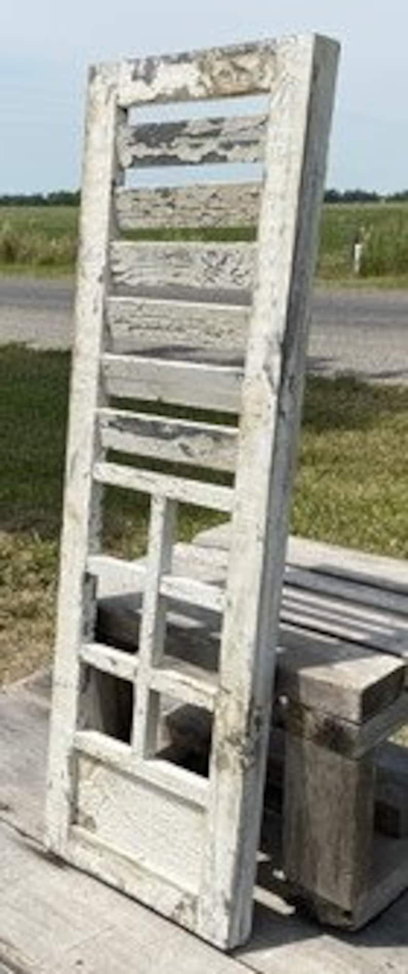 White Half Moon Shutter Wood Window Frame Architectural - Etsy