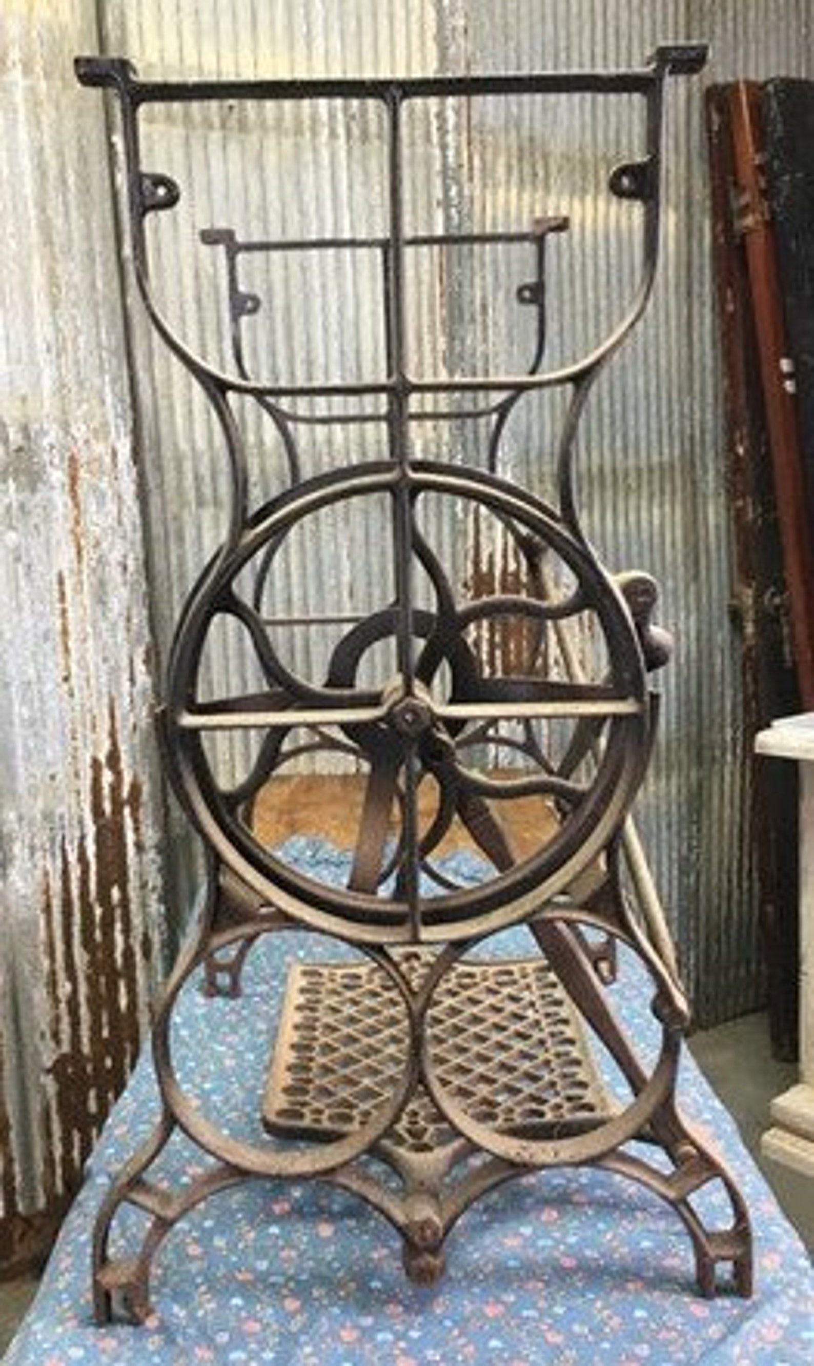 Treadle Sewing Machine Cast Iron Base Industrial Age Singer - Etsy
