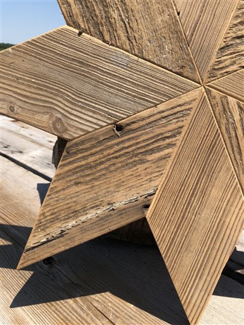 20 Amish Made Wooden Star Reclaimed Barn Wood Star - Etsy