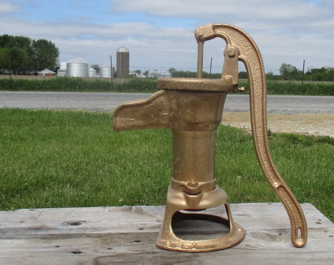 Pitcher Pump Well Water Cast Iron Cistern Amish Windmill Garden Farm WL ...