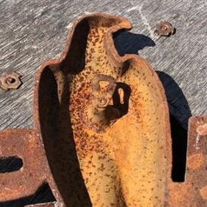 Case Implement Cast Iron Eagle Emblem, Advertising Sign Threshing Farm Machine W Cast Iron Case ...