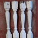 4 Balusters White Wood Architectural Salvage Spindles Porch - Etsy