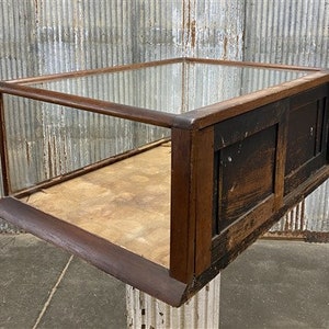 Showcase Country General Store, Vintage Display Cabinet, Countertop ...