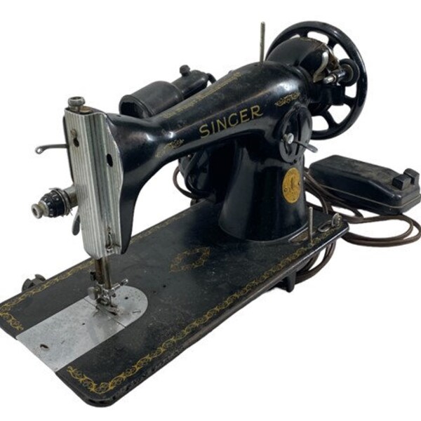 Antique Singer Pedal Sewing Machines - Etsy