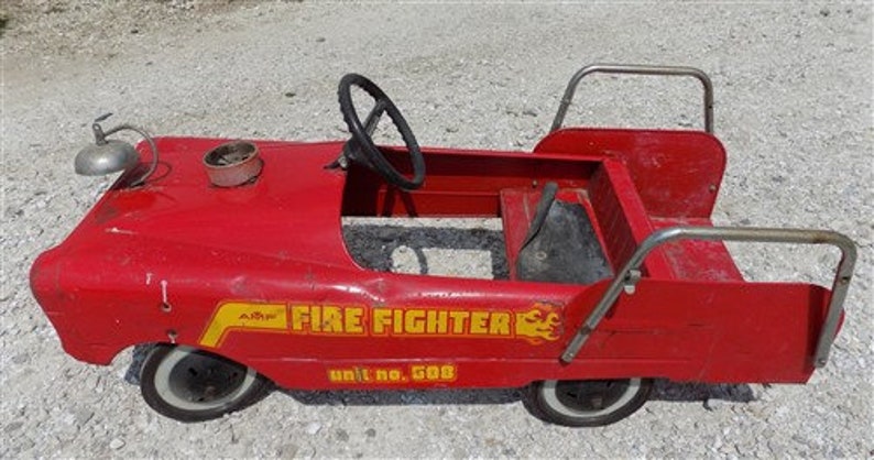 1960s AMF Fire Fighter Unit NO 508 Pedal Car, Childs Retro Ride on ...