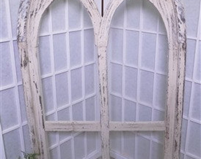 Cathedral Arch Window Frame, Vintage Inspired Style, Farmhouse Style ...