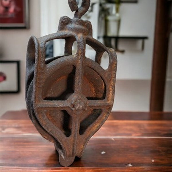 Rustic Pulley - Etsy