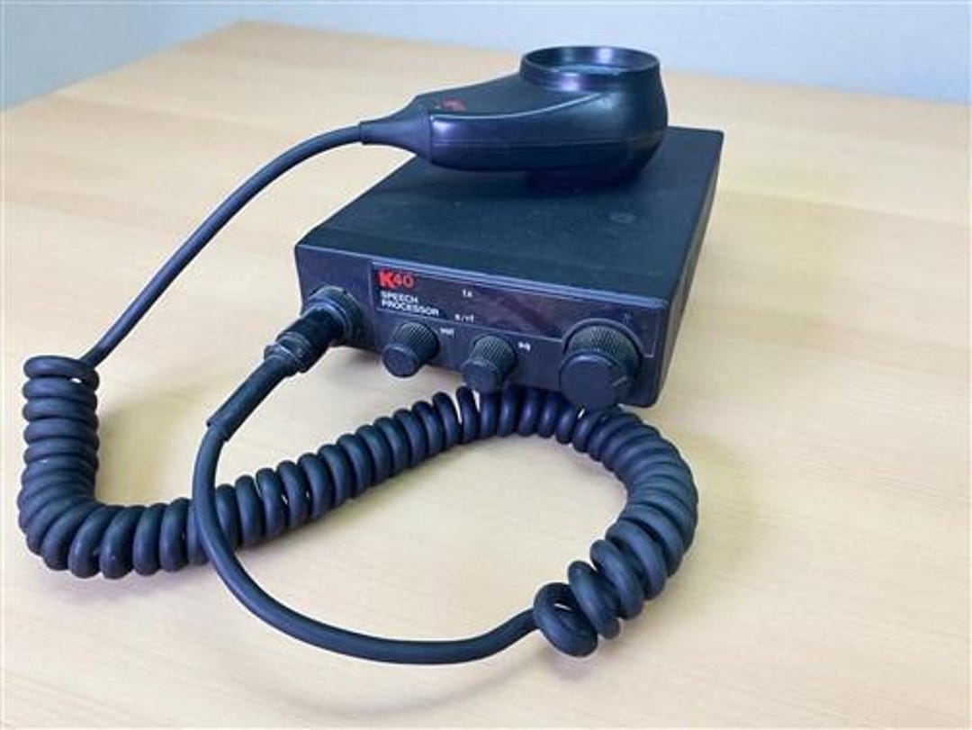 K40 Speech Processor 40 Channel CB Radio & Microphone, Vintage Ham ...