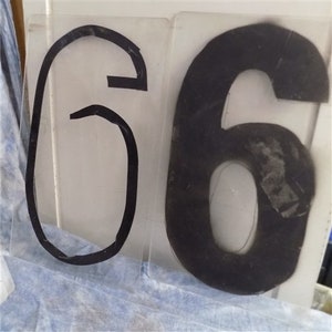 18 X 10.5 Inch Plastic Numbers Readerboard Sign Marquee Neon Arts ...