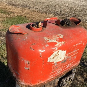 6 Gallon OMC Gasoline Gas Fuel Tank, Vintage Outboard Boat Motor Gas ...