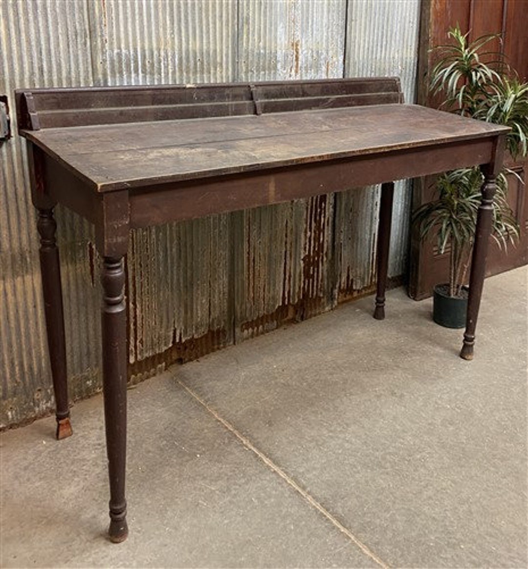 Slant Front Table, Vintage Wood Desk, Home/office Desk Writing Table ...