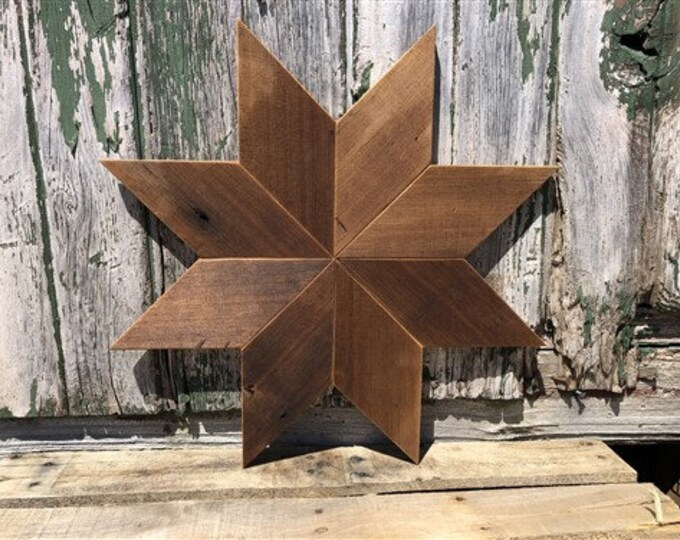 Handcrafted Rustic Barn Star Large Farmhouse Decor Piece for Wall or ...