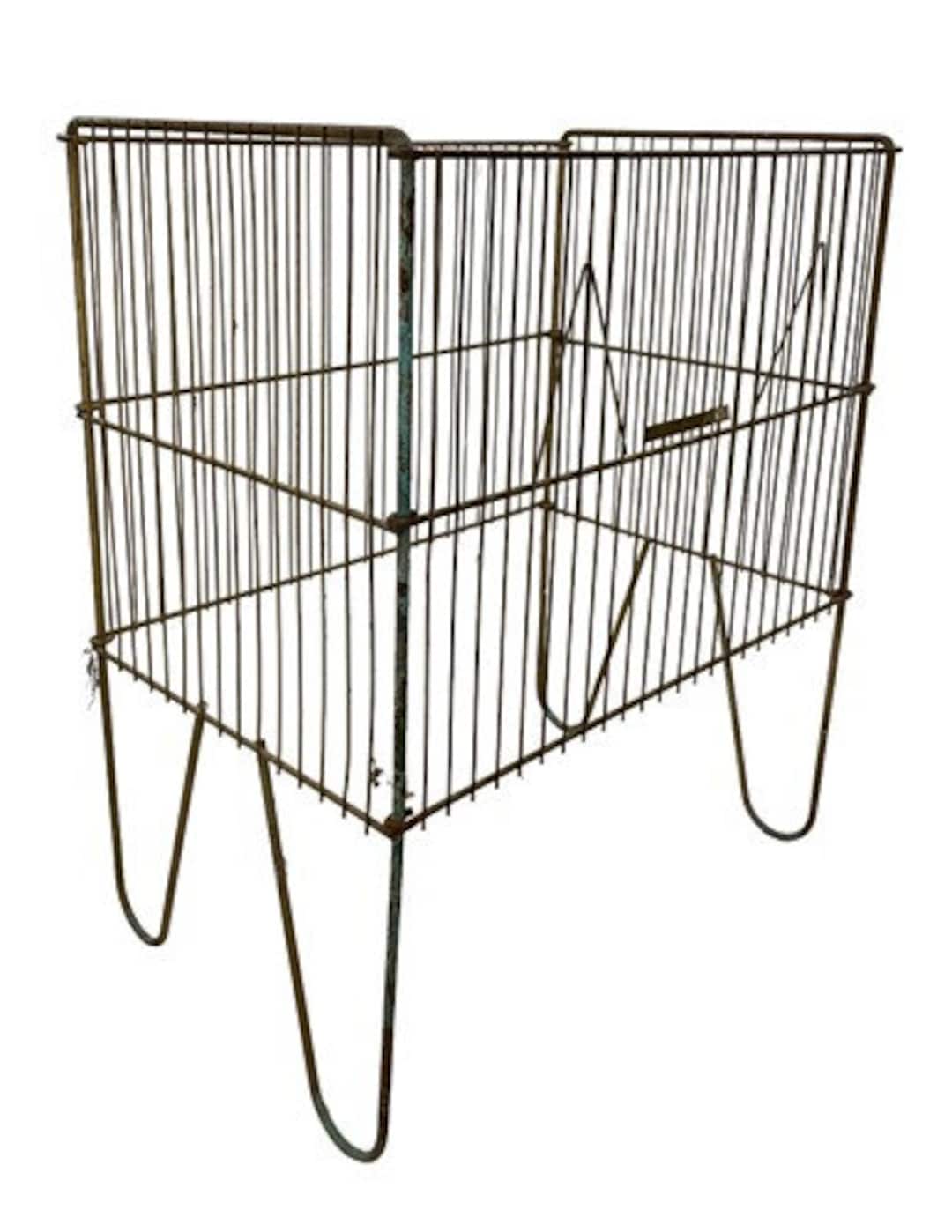 Folding Store Display Bin Frame, Vintage Dial Retail, Collapsible Rack ...
