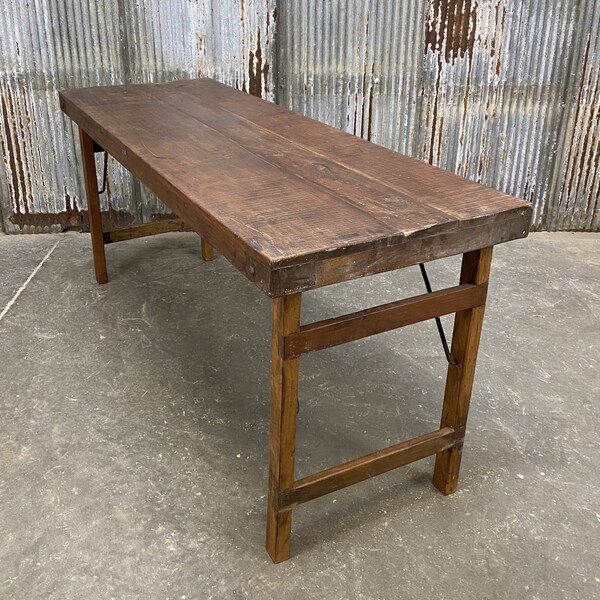 Rustic Farm Table - Etsy