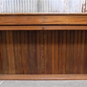 Antique Map Cabinet Chest, Schoolroom Pull Down Map Chest, Vintage Wood ...