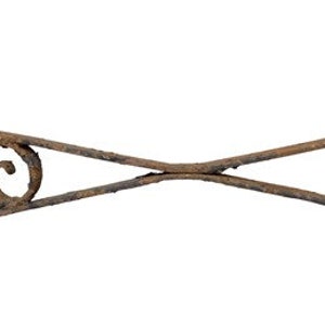 Cast Iron Bracket Sign Holder Hanger Architectural Salvage Gas Oil ...